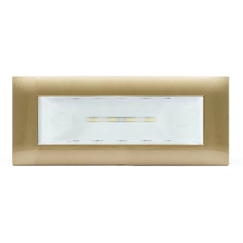 Recessed emergency light - Ave - rectangular / LED / plastic