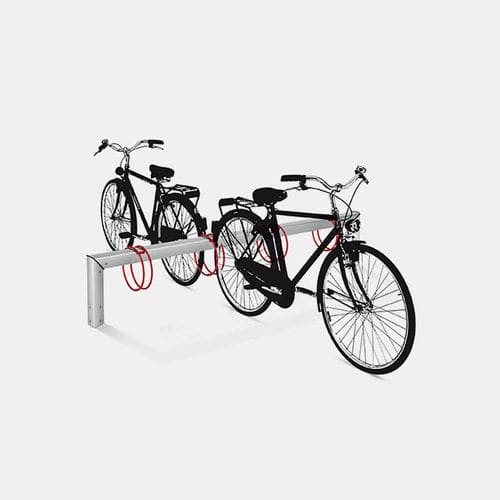 Floor-mounted bike rack - Loco - Bsinergy - galvanised steel ...