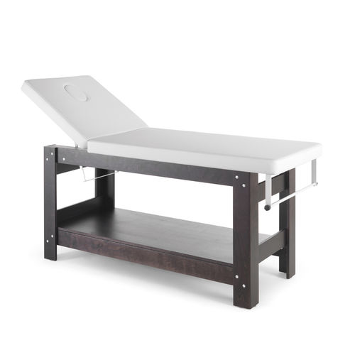 Fixed massage table - 512SOFT - Artecno Srl - wooden / with storage ...