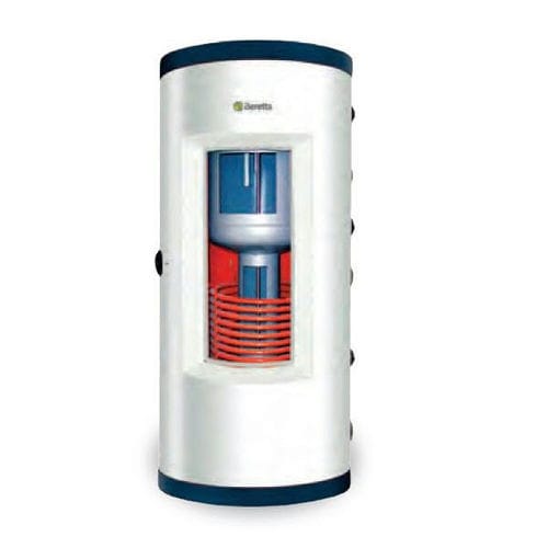 Solar hot water tank - STOR C SERIES - Beretta - free-standing ...