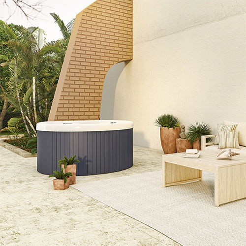 Above Ground Hot Tub Halfmoon Poolstar Round 4 Seater Acrylic