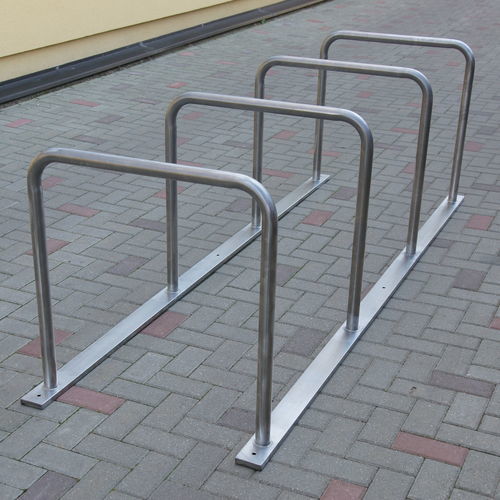Floor-mounted bike rack - GM03 - Darba Spars - steel / galvanised steel ...