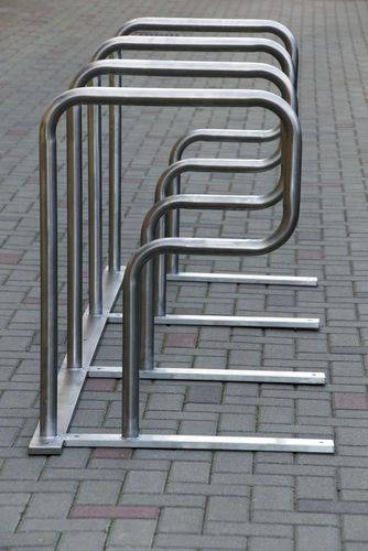 Floor-mounted bike rack - GM06 - Darba Spars - galvanised steel ...