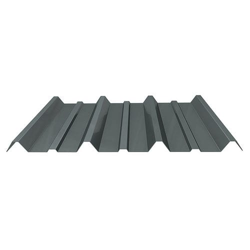 Pitched roofing panel - DELTA RIB - FABRAL - steel / metal look / slate ...