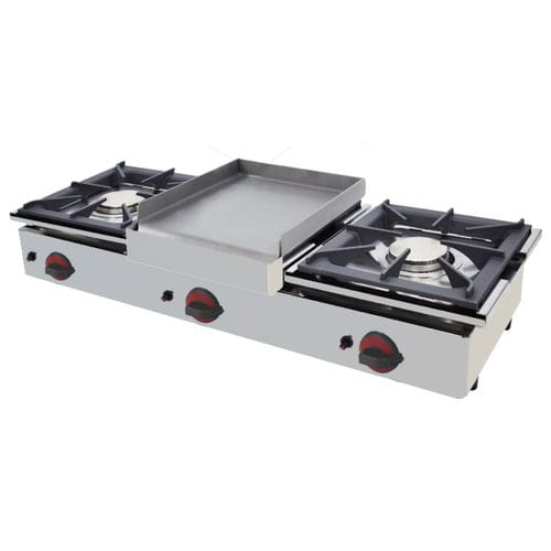 Gas cooktop - 4413P021 - Mas Baga - commercial / 2 burner / countertop