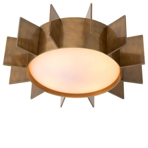 Contemporary ceiling light - MARIO - EICHHOLTZ - glass / brass / LED