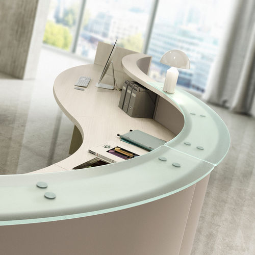 Modular reception desk - AXIOM - Styloffice S.p.a. - semicircular ...