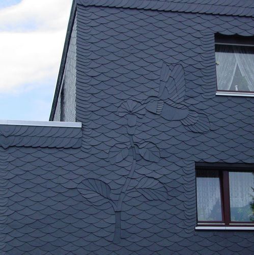 Cassette cladding - DECORATIVE WITH FISH SCALES - Rathscheck Schiefer ...