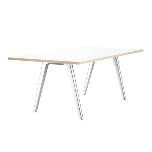 Contemporary conference table - 1500 - THONET - wooden / aluminum ...