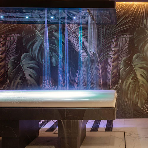 Electric massage table - WET TABLE - AKT GROUP - fixed / fiberglass ...