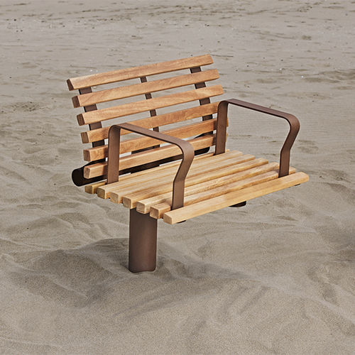 Contemporary urban armchair - FUNGI - CYRIA | Mobilier Urbain - wooden ...