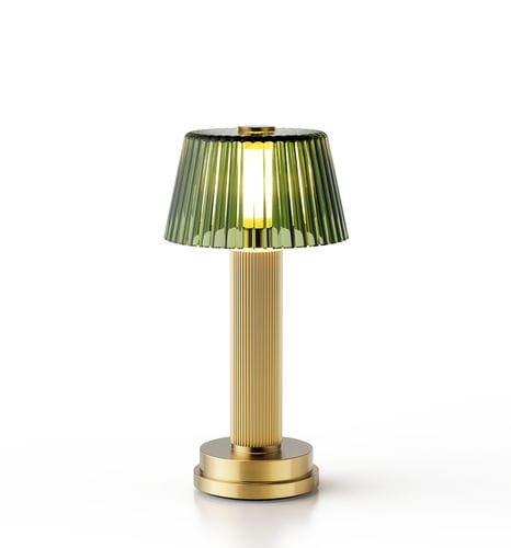 Table lamp - MANHATTAN GLASS - Neoz France - brass / glass / contemporary