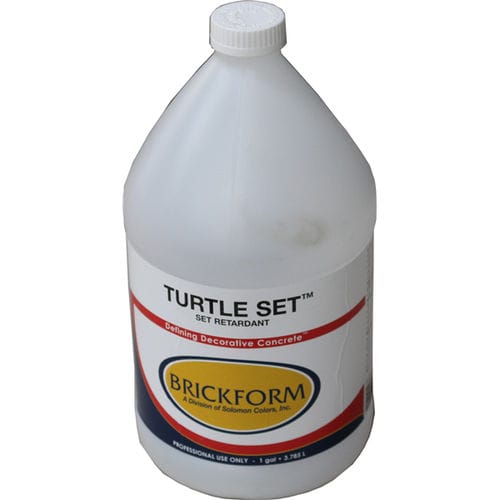 Retarder admixture - BRICKFORM : TURTLE SET - Solomon Colors - for concrete