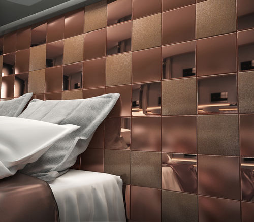 Ceramic tile - BECOME ROSE GOLD - INTHETILE - matte / high-gloss / textured