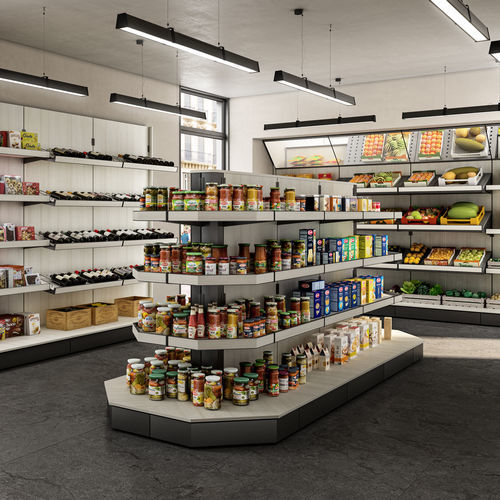 Food display rack - S1 - SIFA - baked goods / wall-mounted / wooden