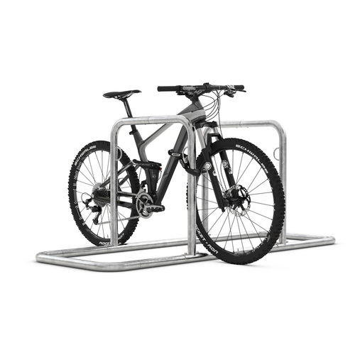 Floor-mounted bike rack - Galaxy 32 - wsm Raumsysteme - galvanised ...