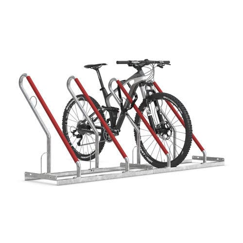 Floor-mounted bike rack - 0504 XBF - wsm Raumsysteme - galvanised steel ...