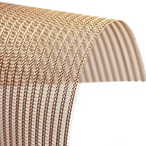 Bronze wire mesh - SHINE - MeshArt Dorstener Drahtwerke - for interior ...