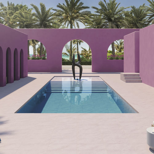 Outdoor tile - PINK STONE - Gresmanc - patio / garden / poolside