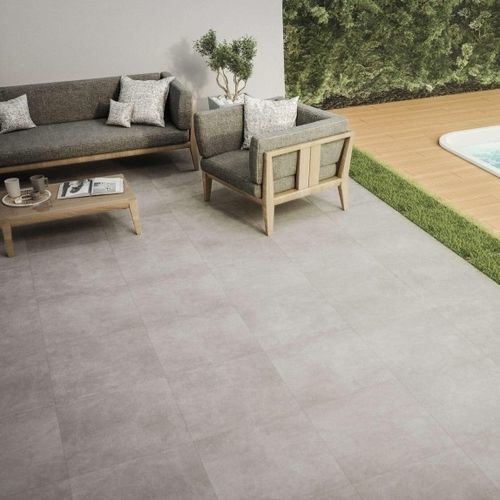 Porcelain stoneware tile - Grupo Halcón - matte / indoor / outdoor