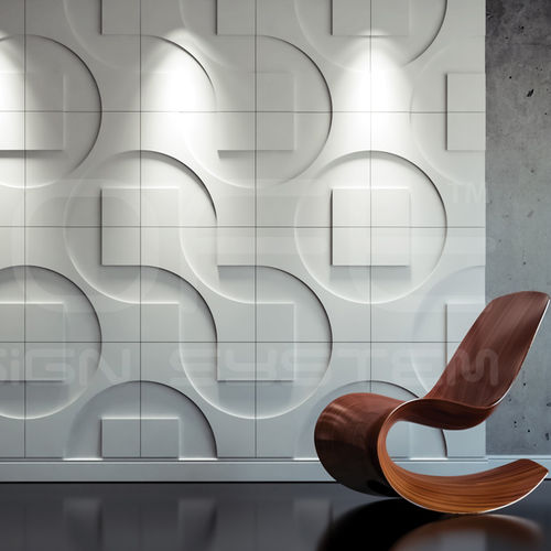 Wall-mounted decorative panel - ROUND & SQUARE 05 - Loft Design System ...