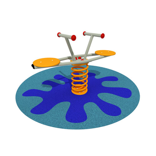 Galvanised steel spring rocker - Matrix - Dimo Group Srl - polyethylene ...