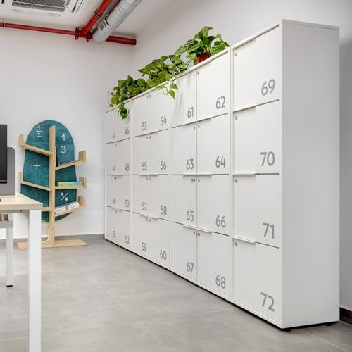 Aluminum locker - FRAMES - JG Group - commercial / for sports facility ...