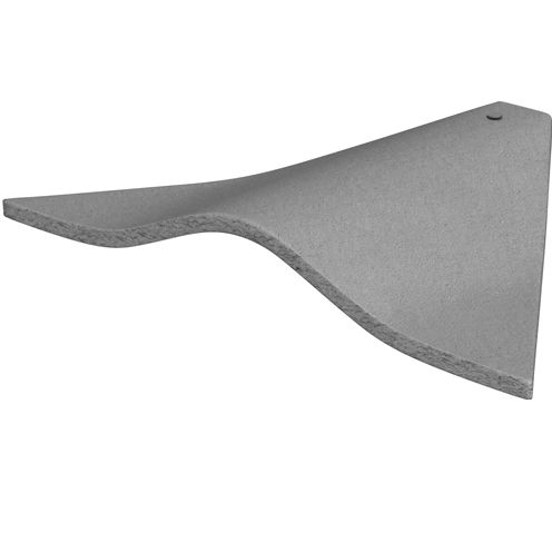 Roof ridge tile - PLAIN BONNET HIP - Marley - concrete / gray ...