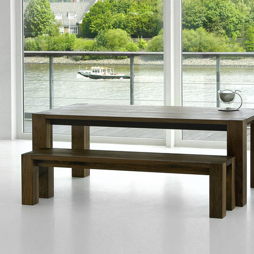 Contemporary bench - TAURUS 4 B14X14 - vitamin design - oak / solid ...