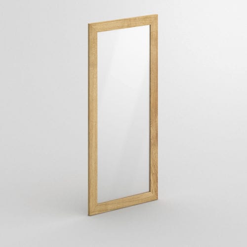 Free-standing mirror - vitamin design - contemporary / rectangular / oak