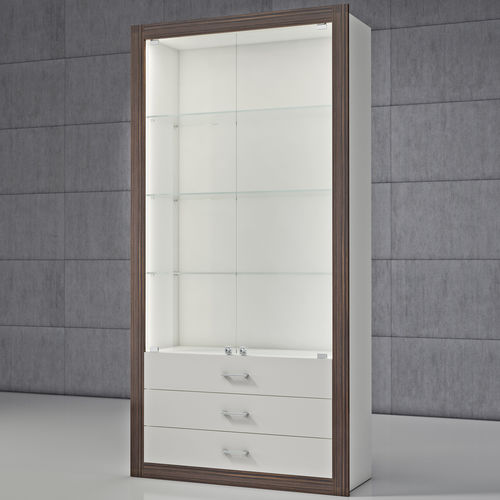 Contemporary display case - QF/SC - Italvetrine - tempered glass ...