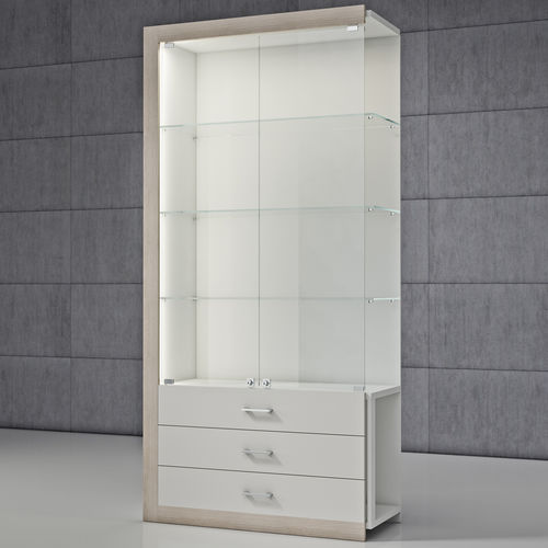 Contemporary display case - QF/CC - Italvetrine - tempered glass ...