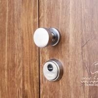 Contemporary door knob - Straight - Andreu Barberá, S.L. - metal / satin