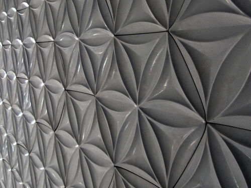 Concrete tile - FLORA HEX - Daniel Ogassian - 3D / indoor / wall