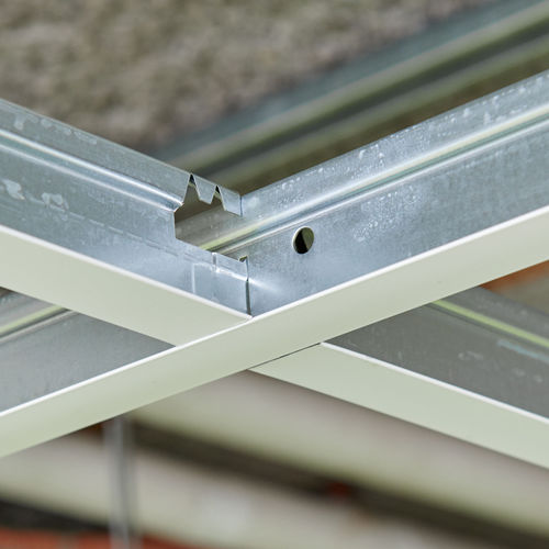 Metal ceiling suspension system - T24 HOOK 850 - ROCKFON - floating ...