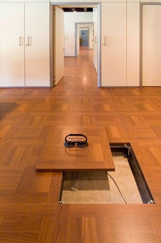Wooden raised access floor - PARQUET - PETRAL - indoor