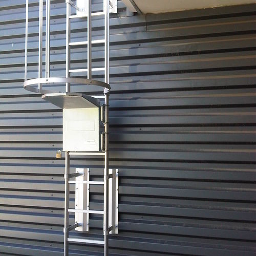 Fixed cage ladder - AC600 - Coutier Industrie - aluminum / steel ...