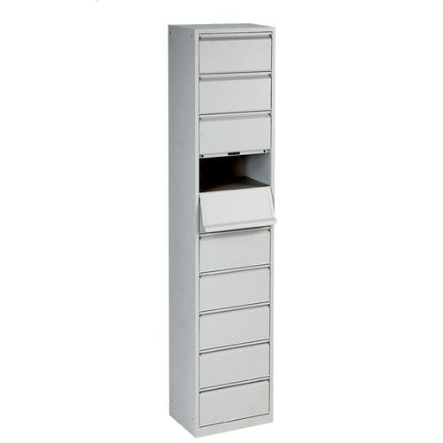 Sheet steel office unit - MEUBLECLAPETS/10 - Caray collectivites - 5-drawer