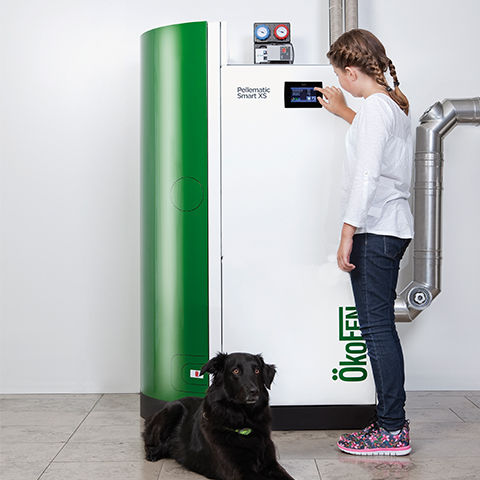 Solar boiler - PELLEMATIC SMART XS - ÖkoFEN - pellet / instant ...