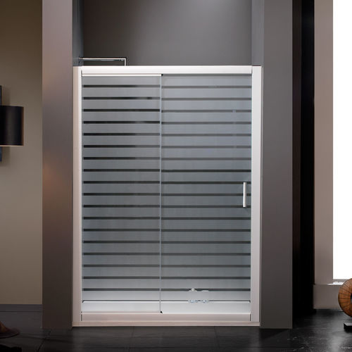 Sliding shower screen - 904 - HISPABAÑO - fixed / for alcoves ...