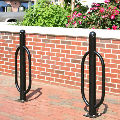 Floor-mounted bike rack - BKR-35 - Victor Stanley - steel / commercial ...