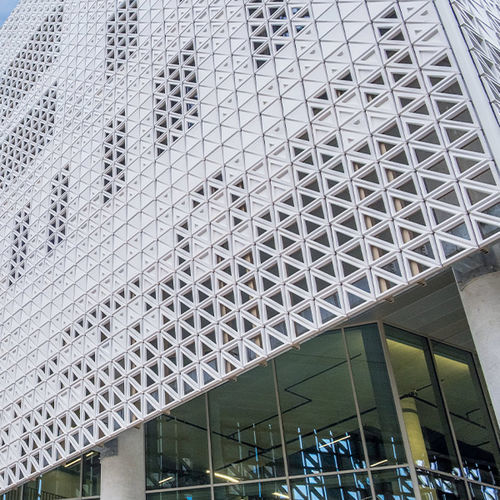 Ceramic solar shading - FF3D - Tempio - for facade / vertical / fixed