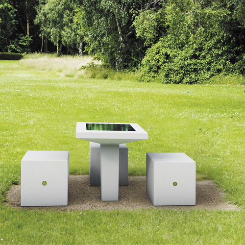 Outdoor chess table - BELLITALIA - contemporary / for public space ...