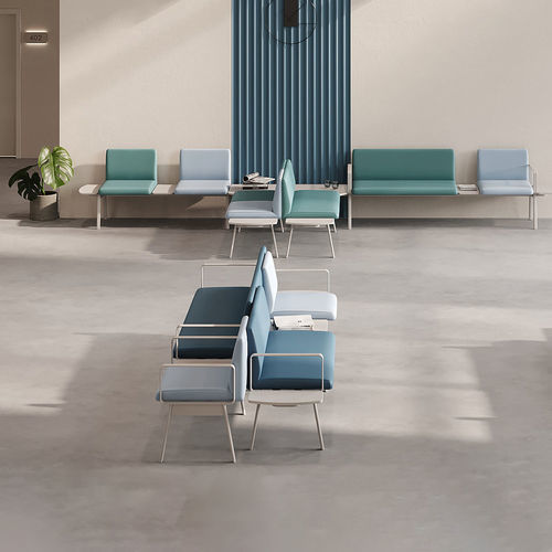 Modular bench - Riva - Casala - contemporary / fabric / steel