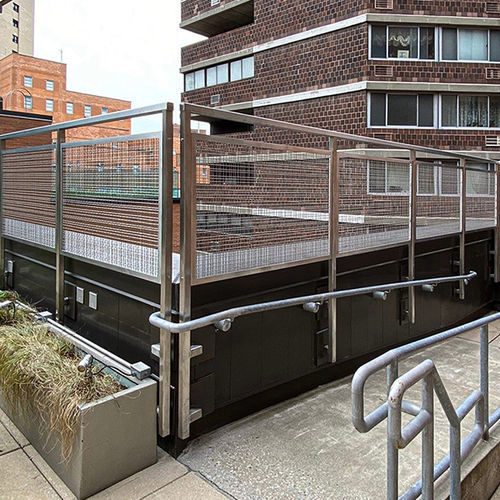 Metal railing - BANKER WIRE - wire mesh / mesh / outdoor