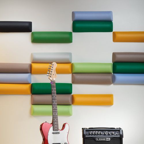 Wall-mounted acoustic panel - BAMBOO - Made Design Barcelona - felt ...