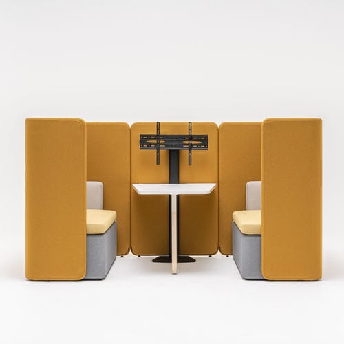 Acoustic privacy office space - Kaiva - MDD - modular / for meeting ...