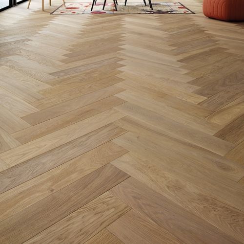 Engineered parquet floor - JASMIN - DESIGN PARQUET - solid / oak / chevron