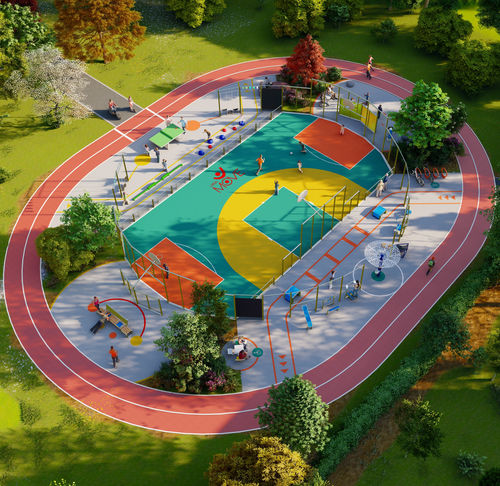 Fitness multi-station - Helios - Pro Urba - Aqua Pro Urba