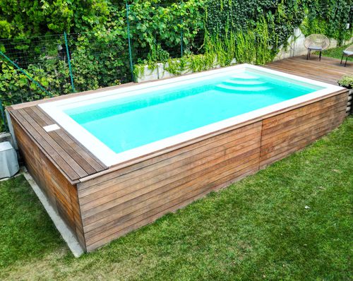 Wall swimming pool - Mediterranea - Piscine Acquaform - prefab ...